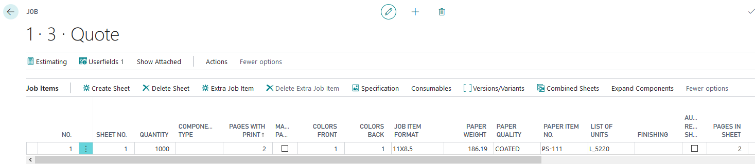Price List setup - PrintVis Documentation